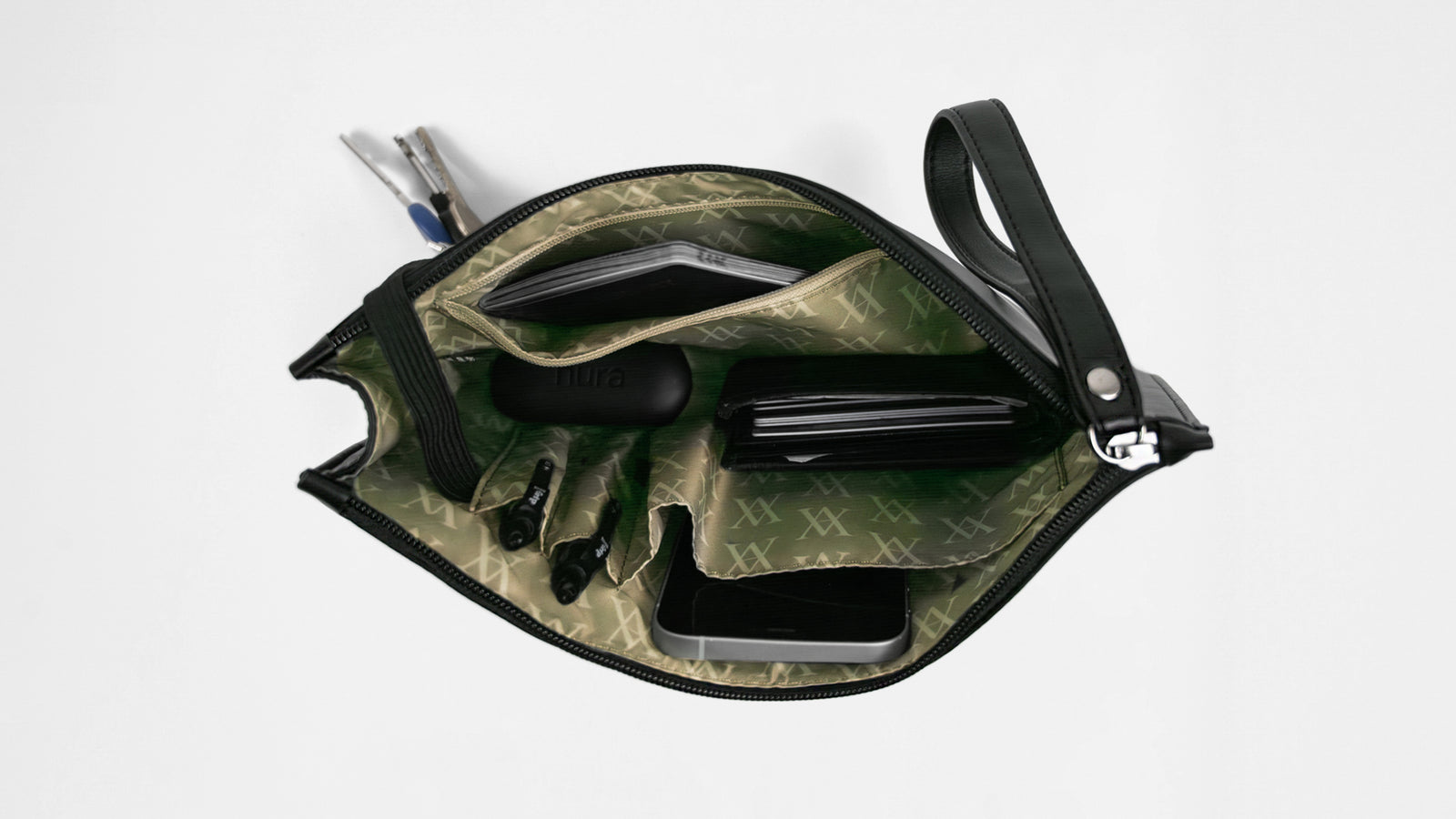 Geneva Compact Pouch - Black - Vagari